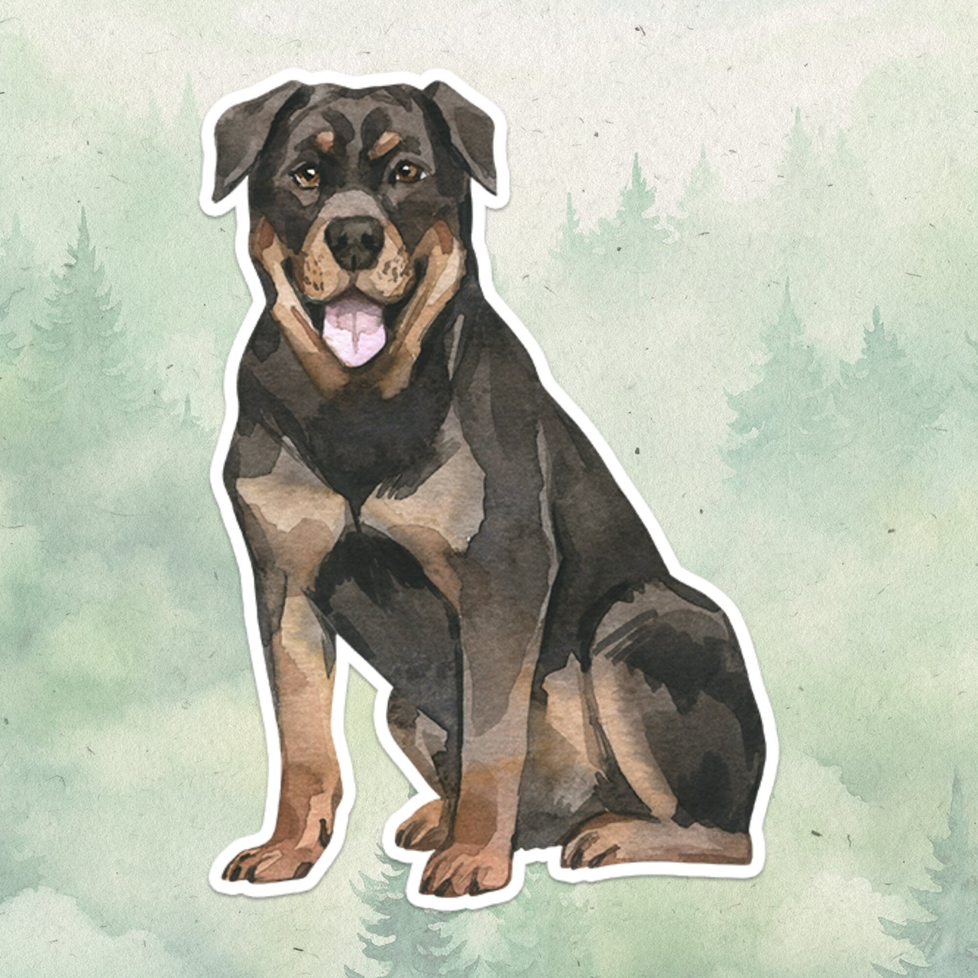 Rottweiler sticker – Soul Familiar